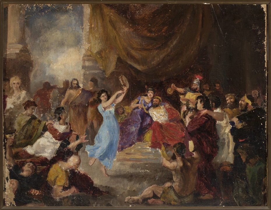 Salome's dance before Herod, sketch by Marcin Gottlieb | USEUM